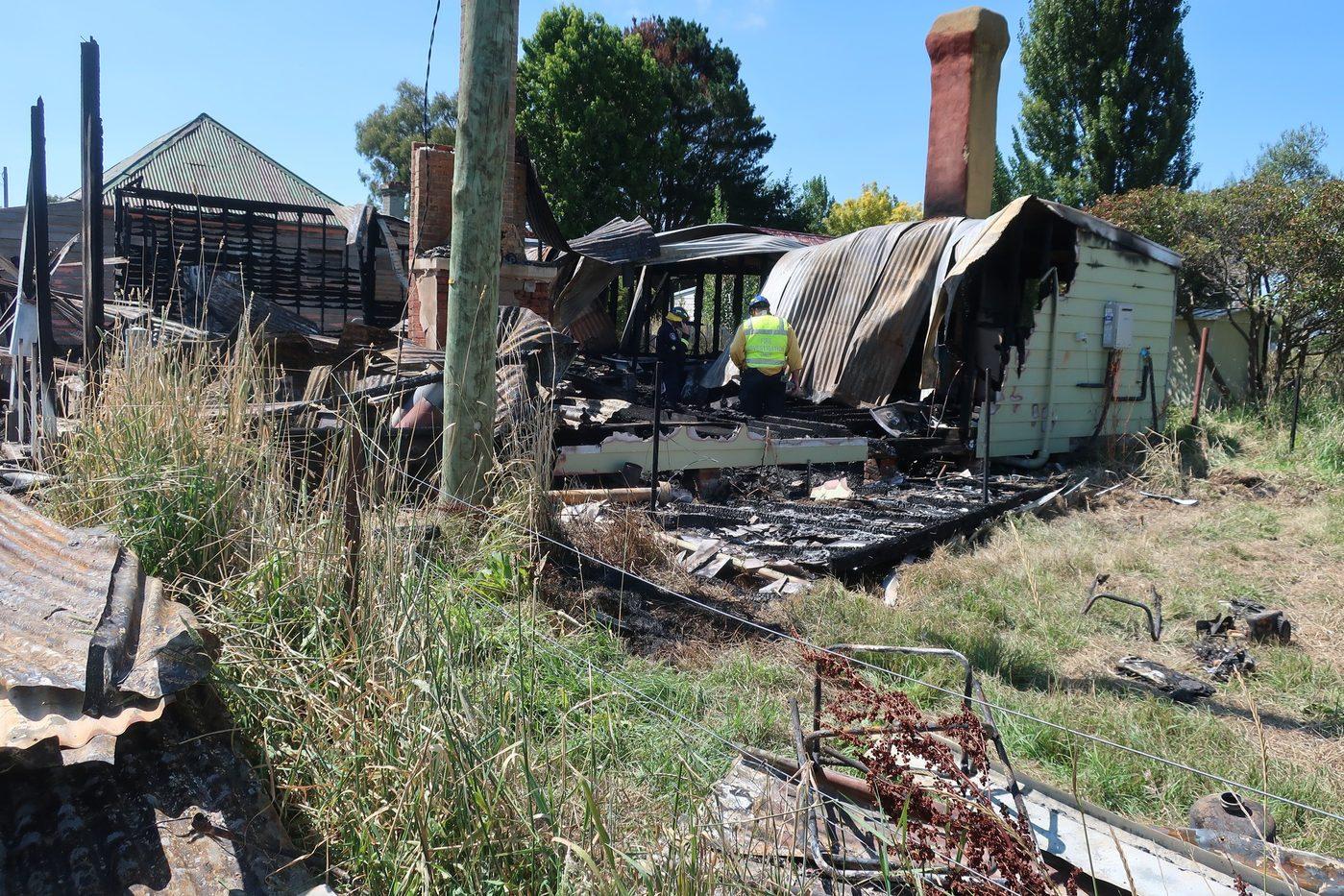 Delegate house fire investigated