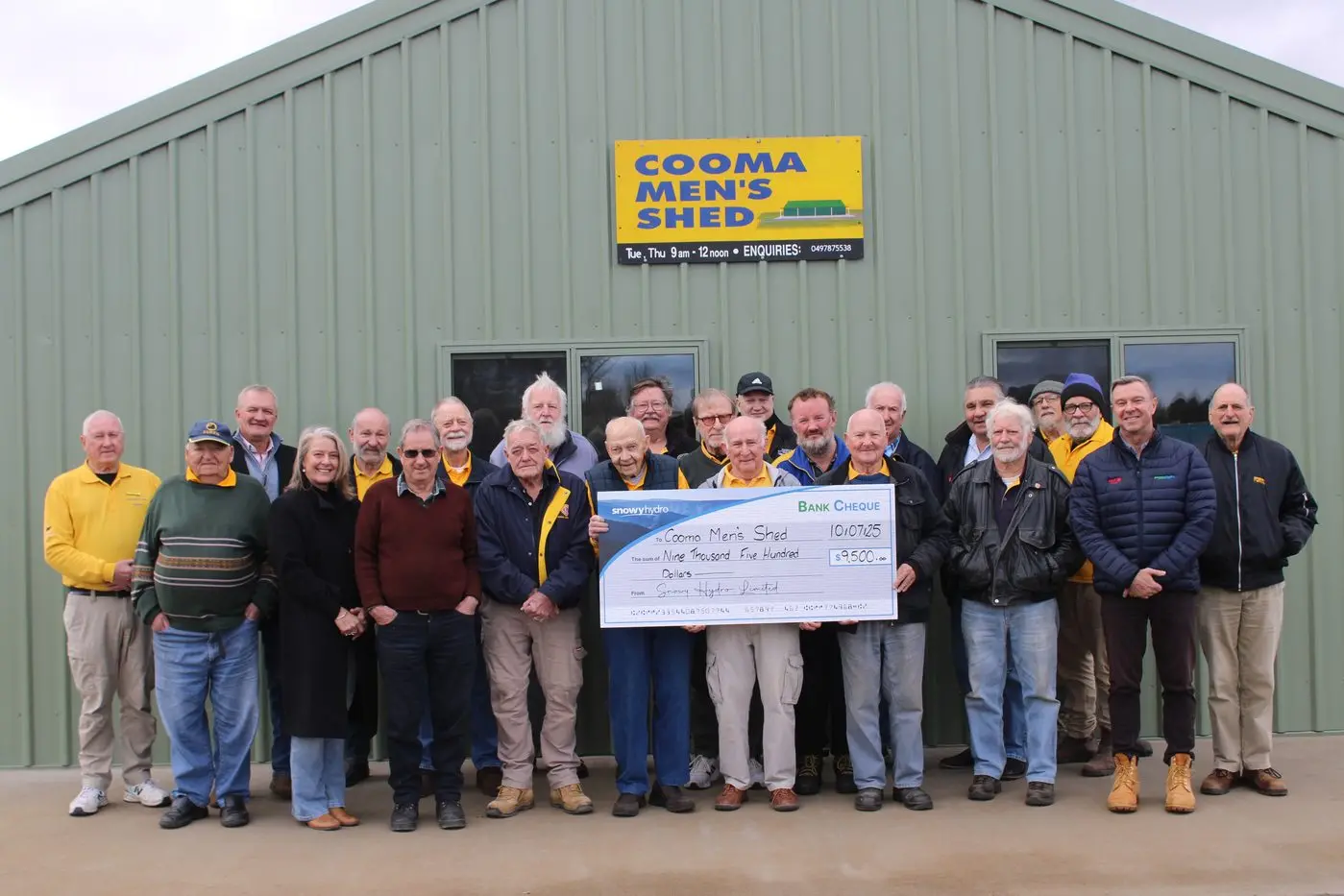 Cooma Men's Shed growing in size