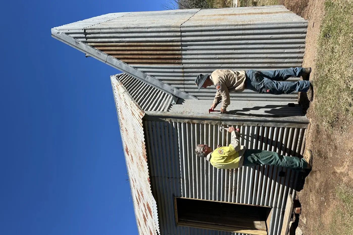 Bushfire damaged huts rebuilt