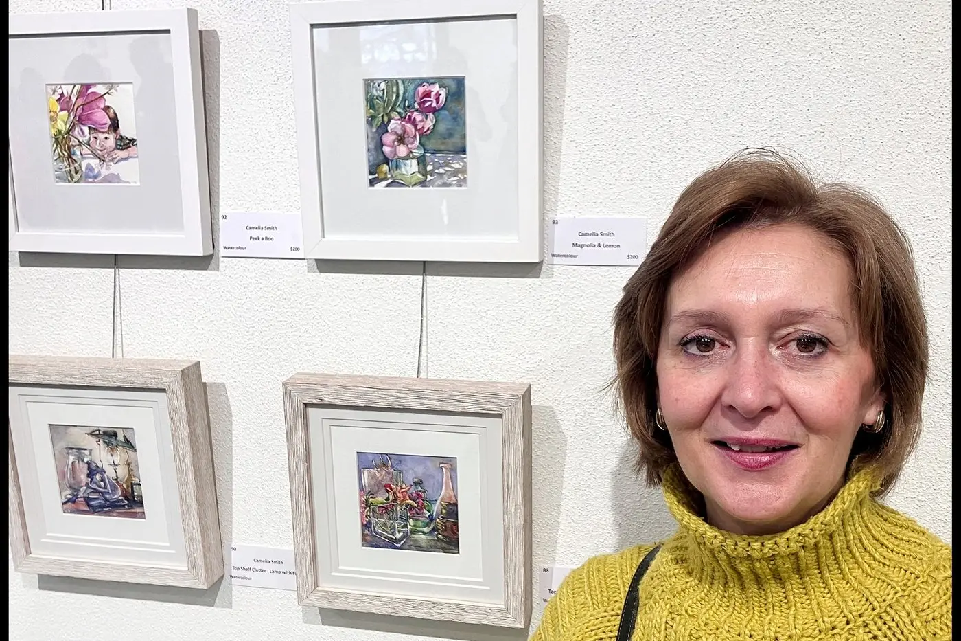 Miniature art still on display