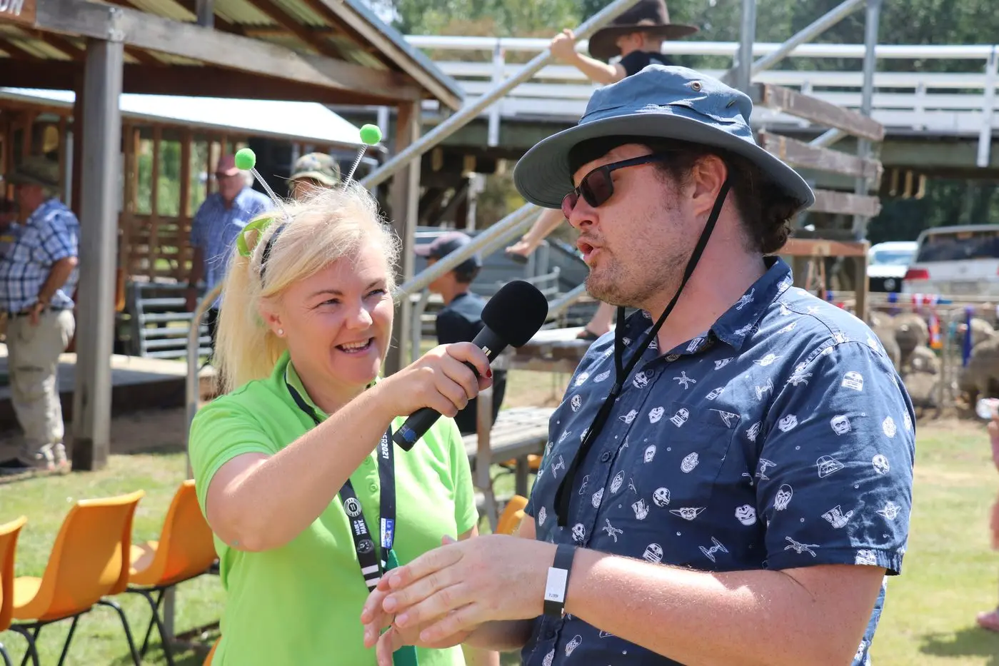 Annie's back behind the mic