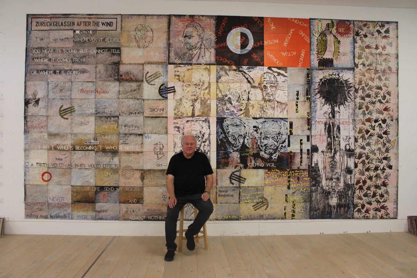 Cooma artist Imants Tillers prepares for landmark German show