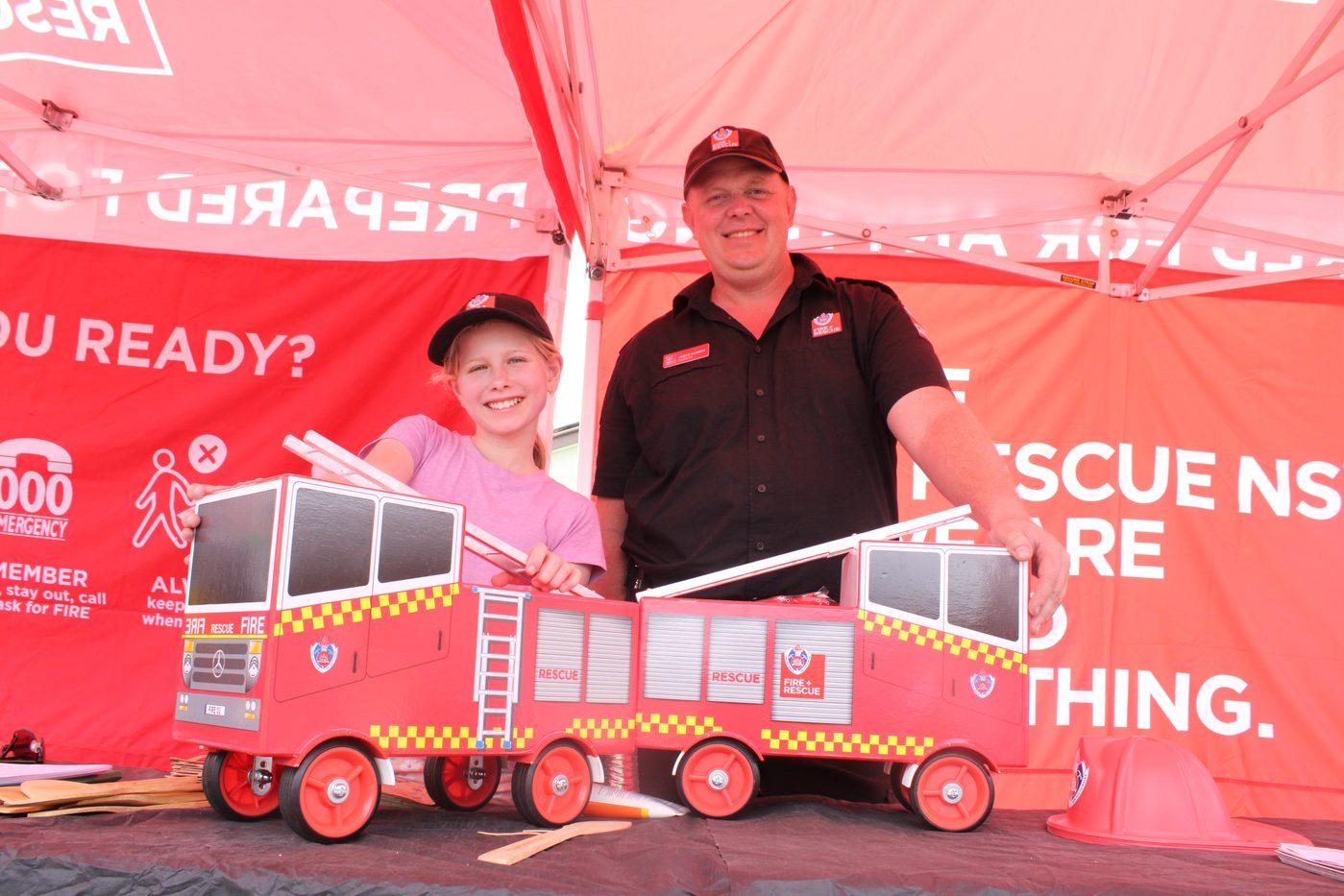 Fire fighter Duane encourages new recruits