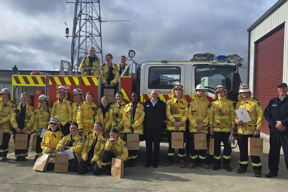 Bombala RFS cadets learn invaluable fire fighting skills