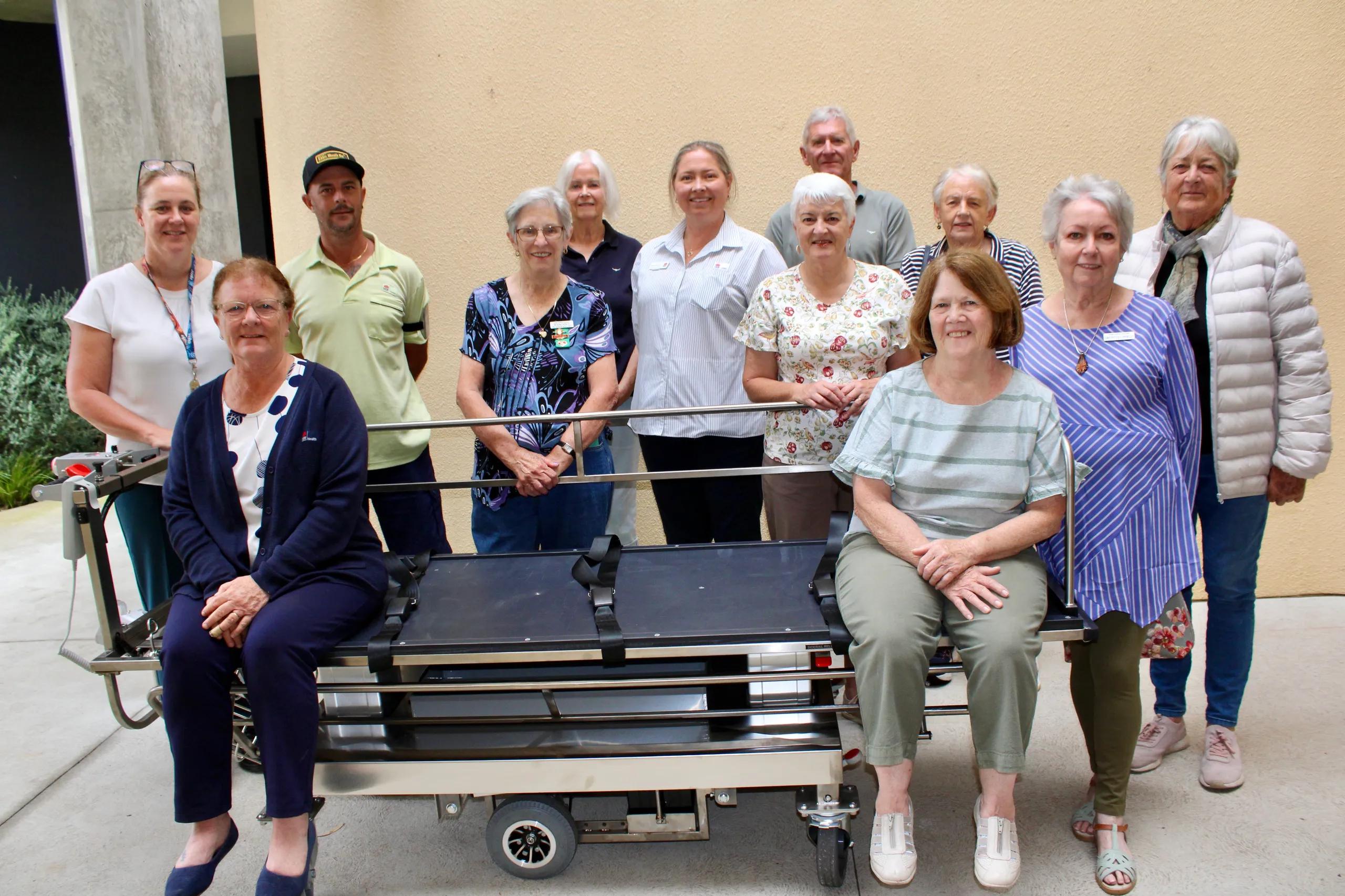 New high-tech trolley for hospital transfers